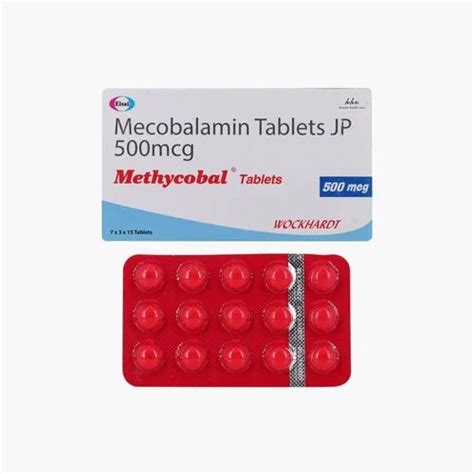Methylcobalamin 500 Mcg Tablets At ₹ 1468strip Vitamin B12 Tablet