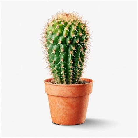 Premium Ai Image Cactus Isolated Illustration Ai Generative