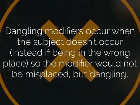 Misplaced Modifiers By Jonathan Ellington