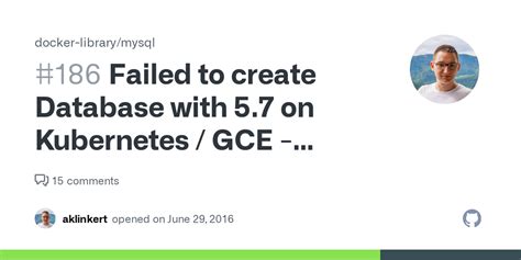 Failed To Create Database With 57 On Kubernetes Gce Directory Has Files In It · Issue 186