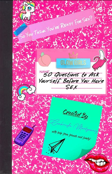 Glow Girls 50 Questions To Ask Yourself Before You Have Sex Etsy