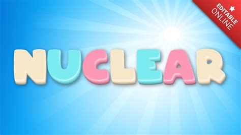 Nuclear Aesthetic Text Effect Generator