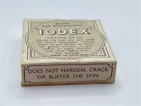 Ww2 British Physicians Pharmaceutical Home Front Iodex Ointment In