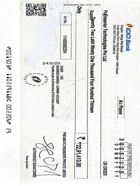 Pdc Cheque Pdf