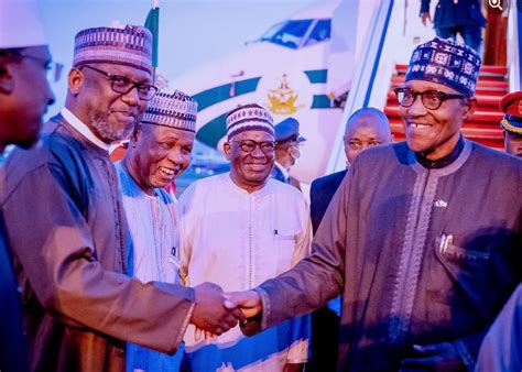 Buhari Returns To Abuja After World Bio Summit