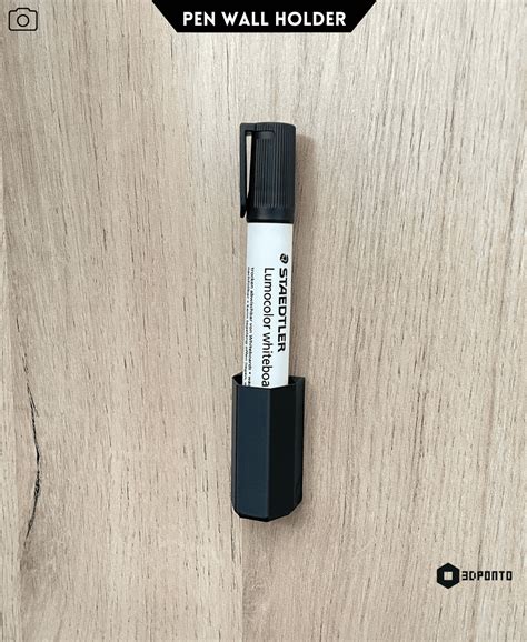 Pen Wall Holder 3d Model By 3dponto On Thangs Image 5 Of 7
