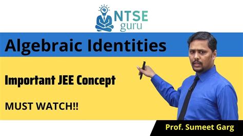 Algebraic Identities Basic Math Concept Identities Jee Concepts
