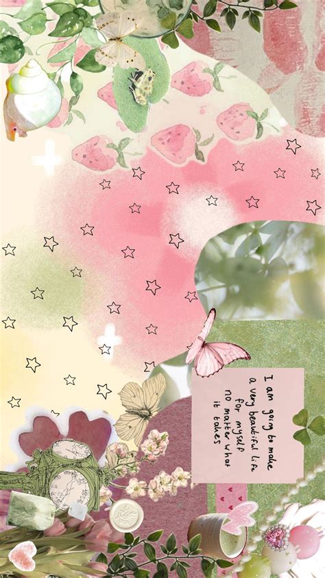 Pink And Green Background