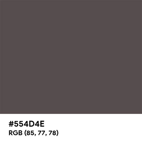 554d4e Color Name Is Dark Liver