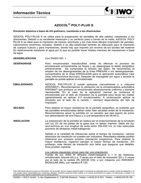 Azocol Poly Plus S