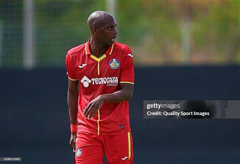 Allan Nyom Of Getafe Cf Looks On During A Pre Season Friendly Match News Photo Getty Images