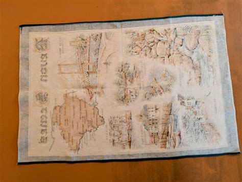 Vintage Kitchen Linen Devon Scenes Made In Britain Towel Decor Etsy