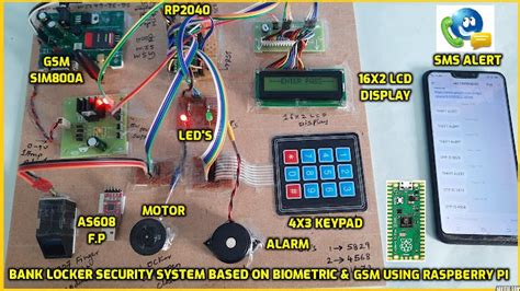 Svsembedded 9491535690 7842358459 Bank Locker Security System Based