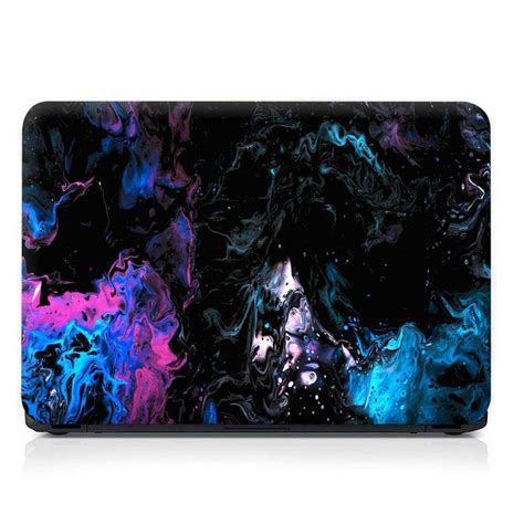 Full Panel Laptop Skin Black Abstract Skinslegend