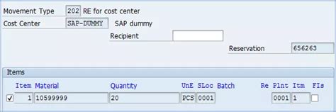 Sap Mb21 Mb1a Mbst Mb22de Envanter Rezervasyonu Sap Qm Eğitimi 2025