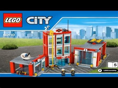 LEGO City 2016 FIRE STATION 60110 - Лего Сити ПОЖАРНАЯ ЧАСТЬ #5 - YouTube