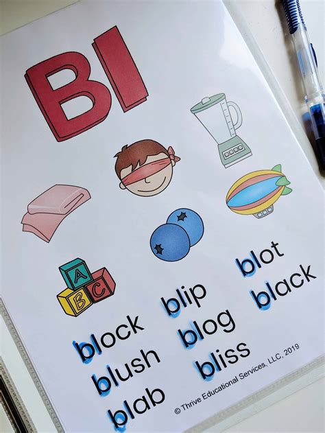 L Blends Activities And Worksheets Freebies