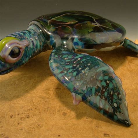 Art Glass Turtle Etsy