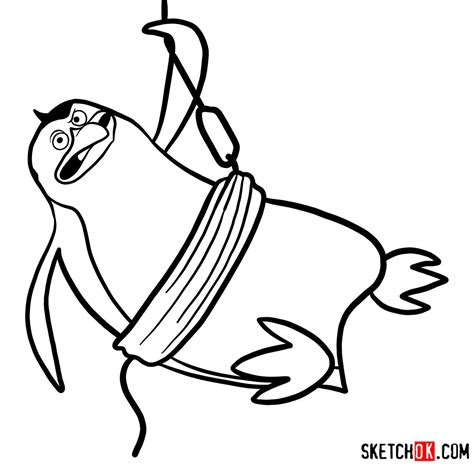 Learn How To Draw Rico Madagascars Quirkiest Penguin