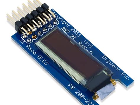 using the pmod oled with arduino uno