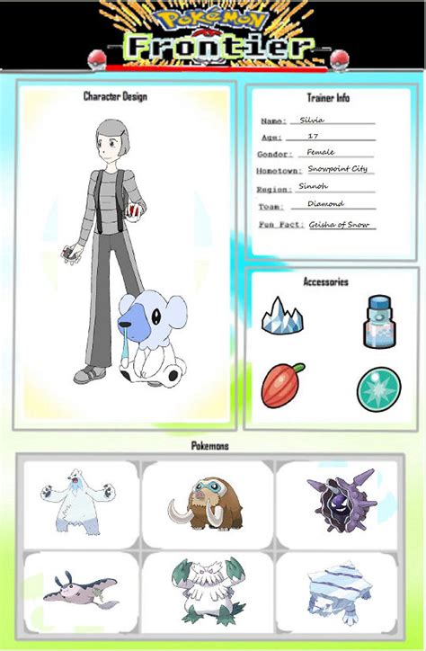 Silvias Pokemon Template By Amelia411 On Deviantart