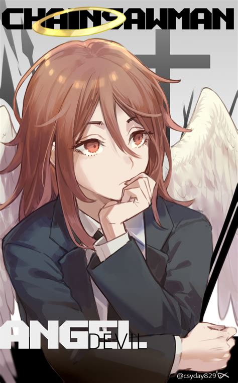 Safebooru 1boy Angel Angel Devil Chainsaw Man Angel Wings Artist
