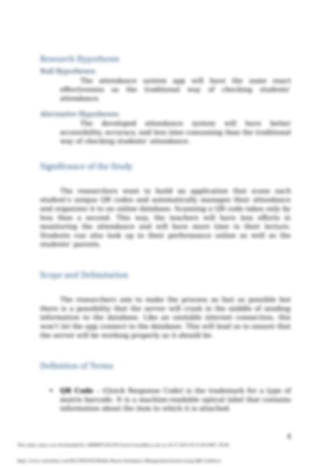 Solution Mobile Based Attendance Management System Using Qr Code Docx