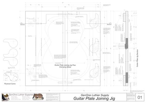 Plate Joining Jig Plans Guitar Genone Luthier Services
