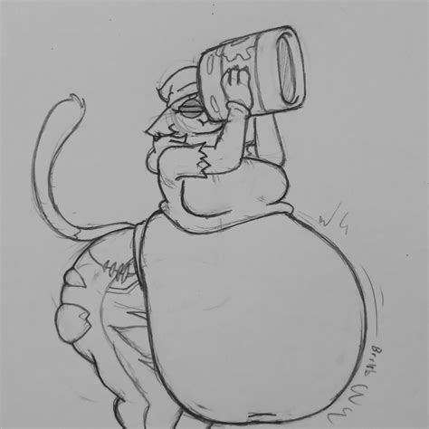 Rule 34 Ass Expansion Breasts Chip At Night Chugging Drinking Fat
