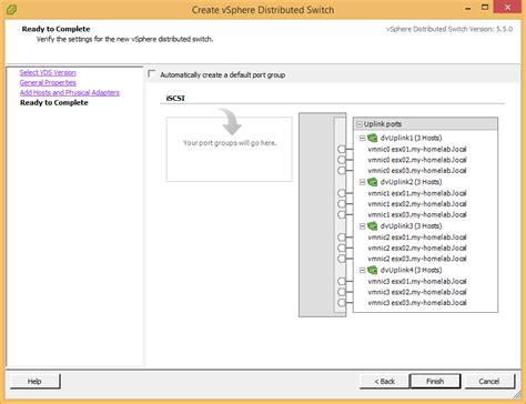 Creating And Configuring An Iscsi Distributed Switch For Vmware