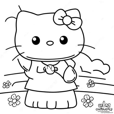 Hello Kitty Dear Daniel Coloring Pages