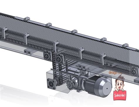 Industrial 3d Model Roller Conveyor Machine World