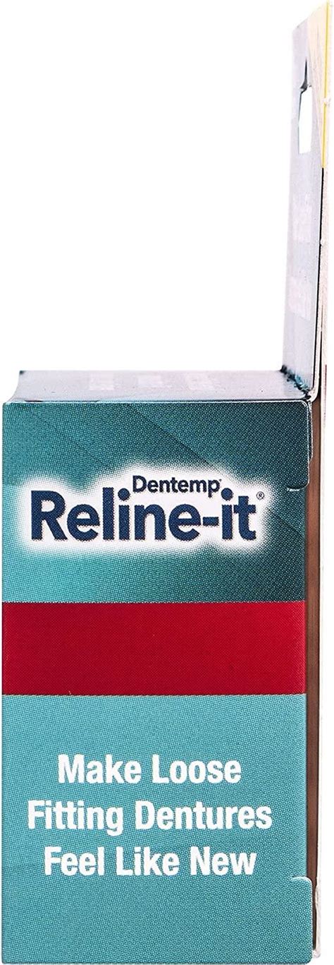 Dentemp Repair It Denture Repair Kit And Reline It Denture Reliner