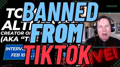 Banned From Tiktok Tom Althouse Interview Part 16 Clip 7 Youtube