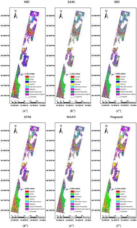optimized lithological mapping from multispectral and hyperspectral remote sensing images using
