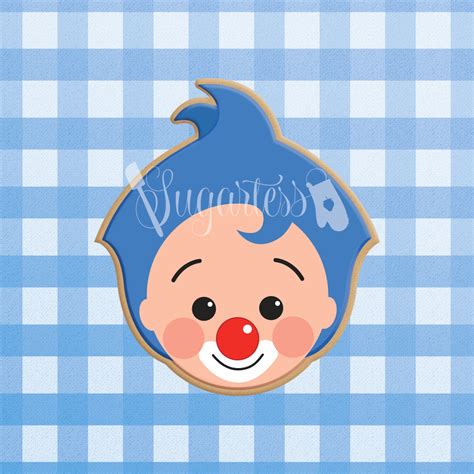 Plim Plim Clown Head Character Cookie Cutter Etsy Israel