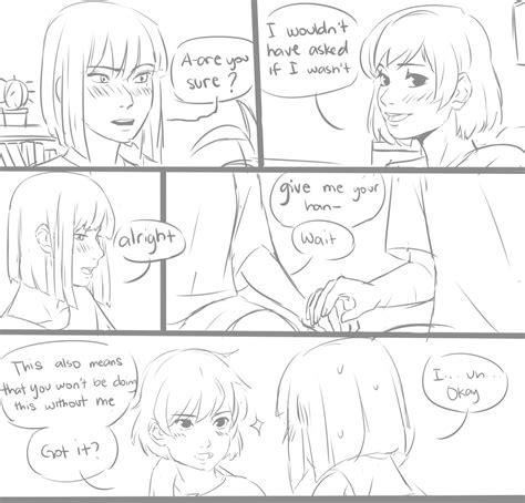 Frisk Gives Chara A Helping Hand Art By Bentejam Rundertail