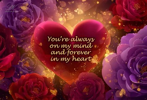 You Are Always On My Mind And Forever In My Heart Premium Wishes