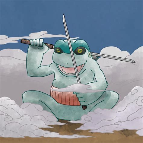 Discover More Like Naruto Gamahiro 13 Of A 3 Piece Drawing Im Making Of The Big Toads I