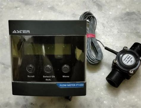 Aster Flow Meter Aster Ft 650 Digital Water Flow Meter 15 With Cpvc