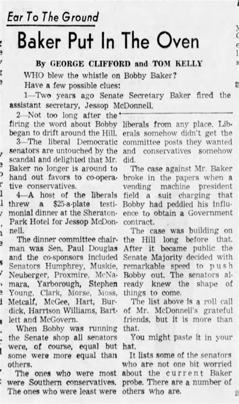 Bobby Baker Scandal ™