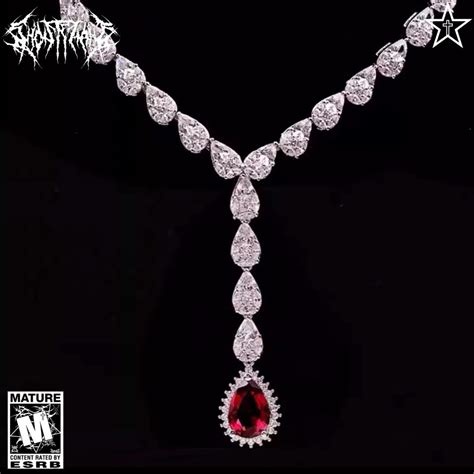 Luxury White Gold Cz Diamond Playboi Cartis Ruby Depop