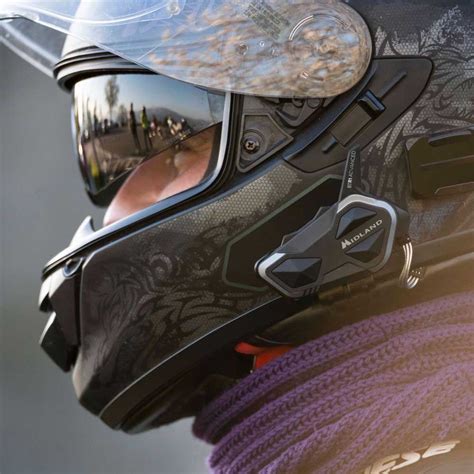 Midland Btr1 Advanced Twin Intercom Black Motardinn