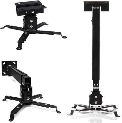 Henxlco Universal Projector Mount Wall Or Ceiling Bracket With