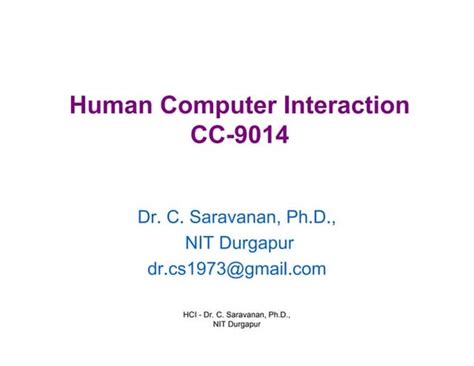 Introducing Human Computer Interaction Introducing Human Computer Interaction