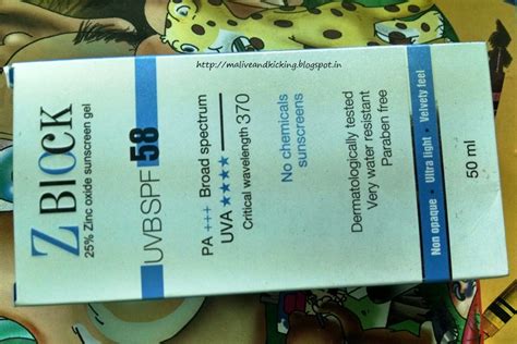 Alive N Kicking Product Review Zblock Sunscreen Gel With 25 Zinc