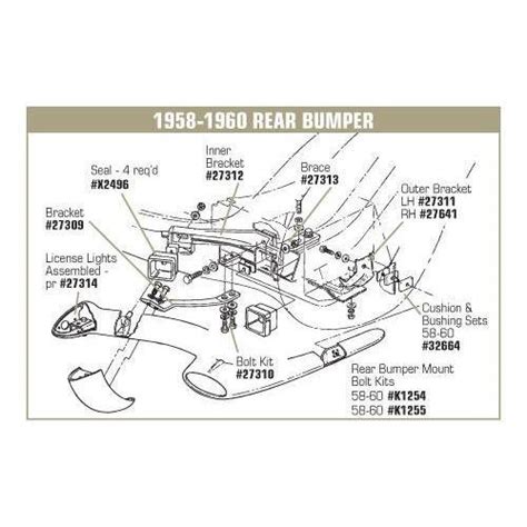 Corvette Bumperette Rear Lh 1958 1960 On Sale Corvette Forum