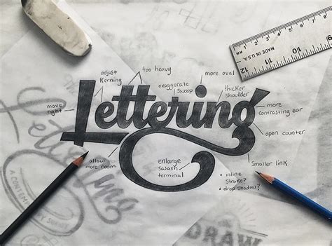 The Draw Of Lettering Behance