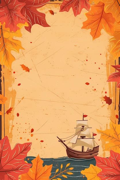 Premium Photo Columbus Day Greeting Card Background Generated Ai