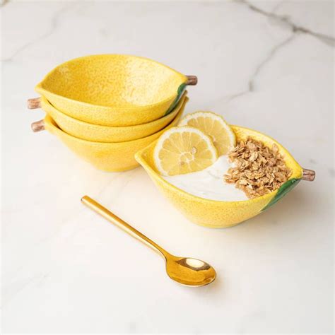 Ceramic Lemon Bowl Lemon Bowl Lemon Salsa Dip
